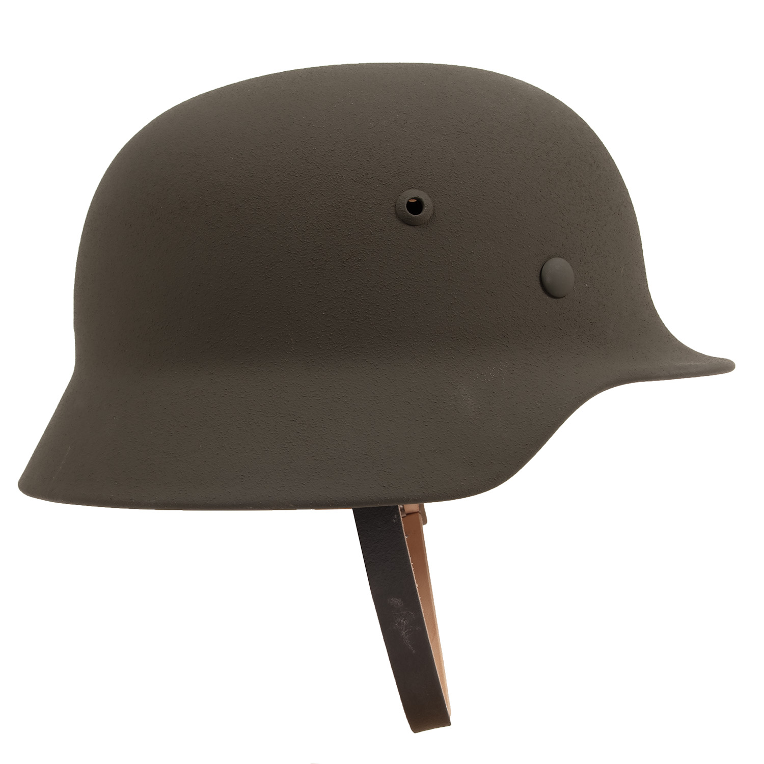 Restored WWII German Model 1940 steel helmets.