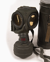 Original German Gas Mask Can with Mask